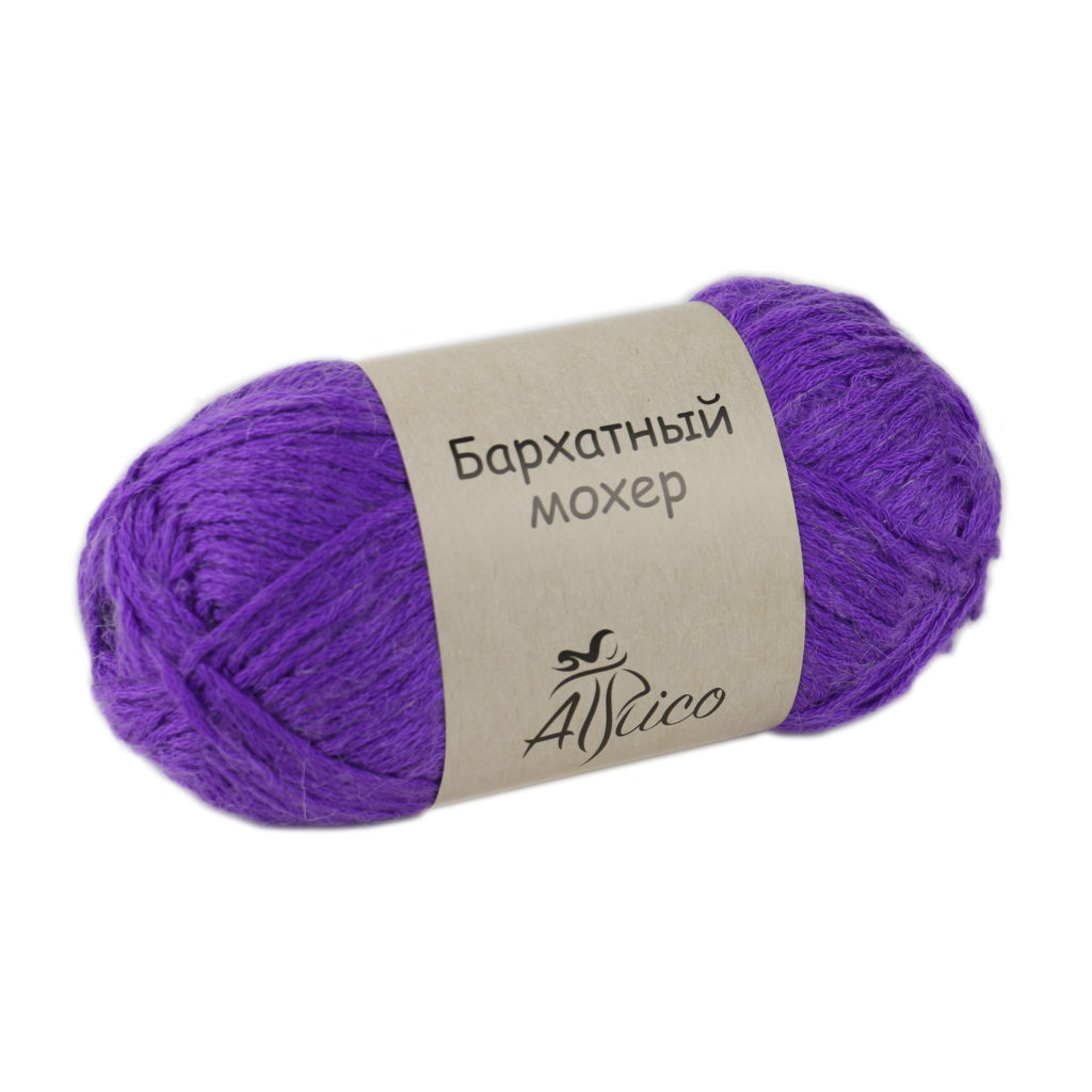 Пряжа "Бархатный мохер" - купить в интернет магазине Atrico