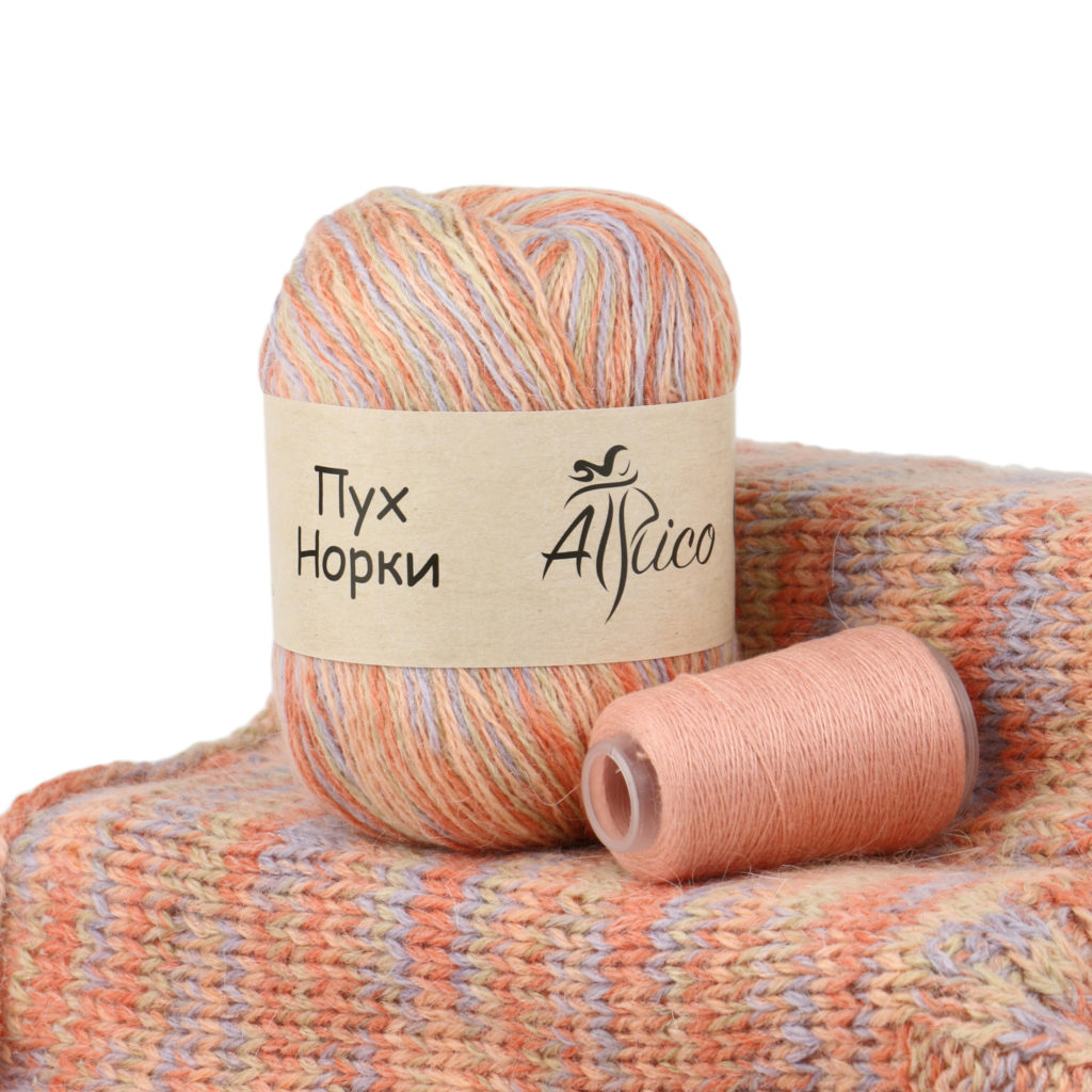 🧶 Atrico » Купить пряжу Пух норки"Райские птицы" (888)